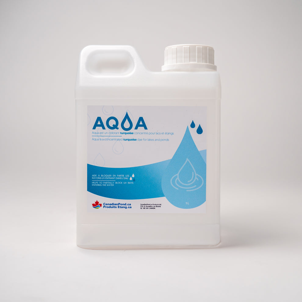 Colorant AQUA - Colorant bleu concentré liquide – Entretien Étang
